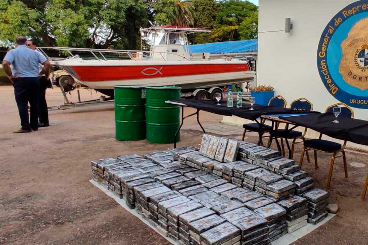 489 kilos de cocaína salieron de Bolivia, cruzaron el Río Uruguay y ...